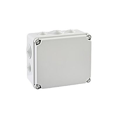 EV-171 ΠΑΡΑΛΛΗΛΟΓΡΑΜΜΟ ΣΤΕΓΑΝΟ ΚΟΥΤΙ ΜΕ ΤΑΠΑ 167X191X100 IP65